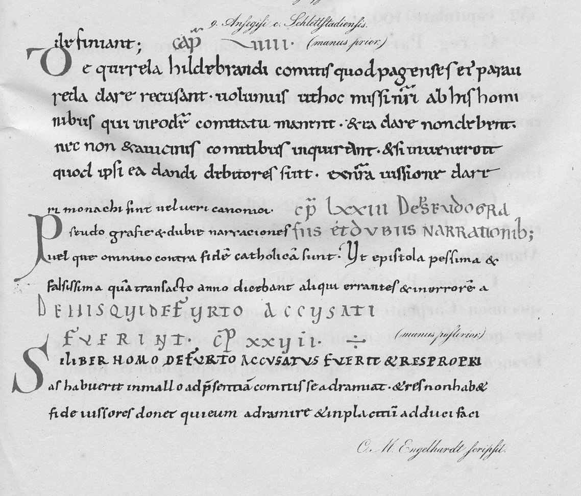 Capitularia | Edition of the Frankish Capitularies